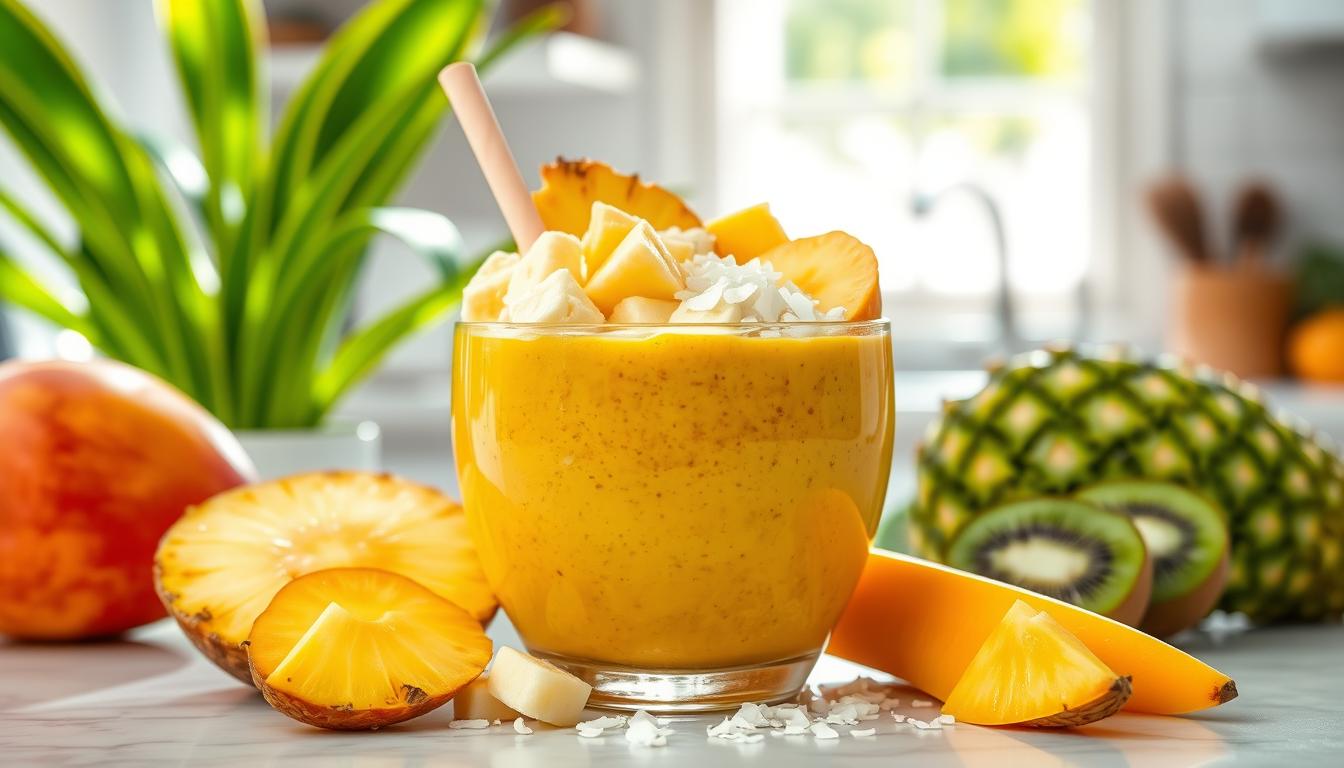 Tropical Turmeric Glow Smoothie - Bowl N Balance