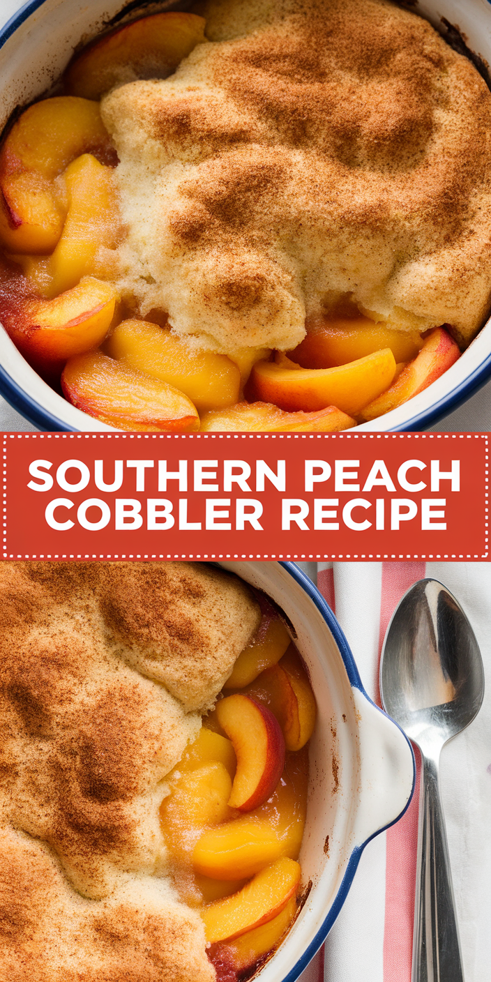 Fresh Southern Peach Cobbler Recipe - Bowl N Balance