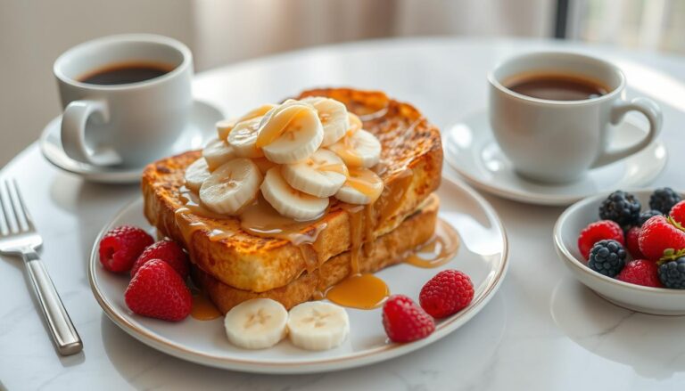 Peanut Butter and Banana French Toast - Bowl N Balance