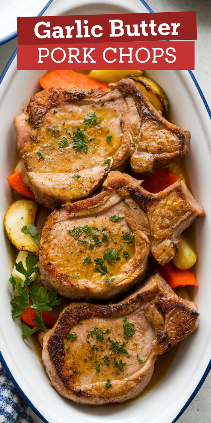 Garlic Butter Pork Chops - Bowl N Balance