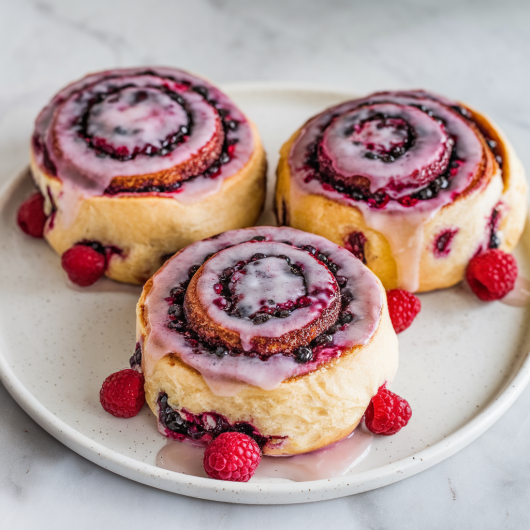 Berry Cinnamon Rolls Recipe - Bowl N Balance